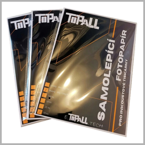 Různý samolepící potisknutelný materiál - ToPaLL